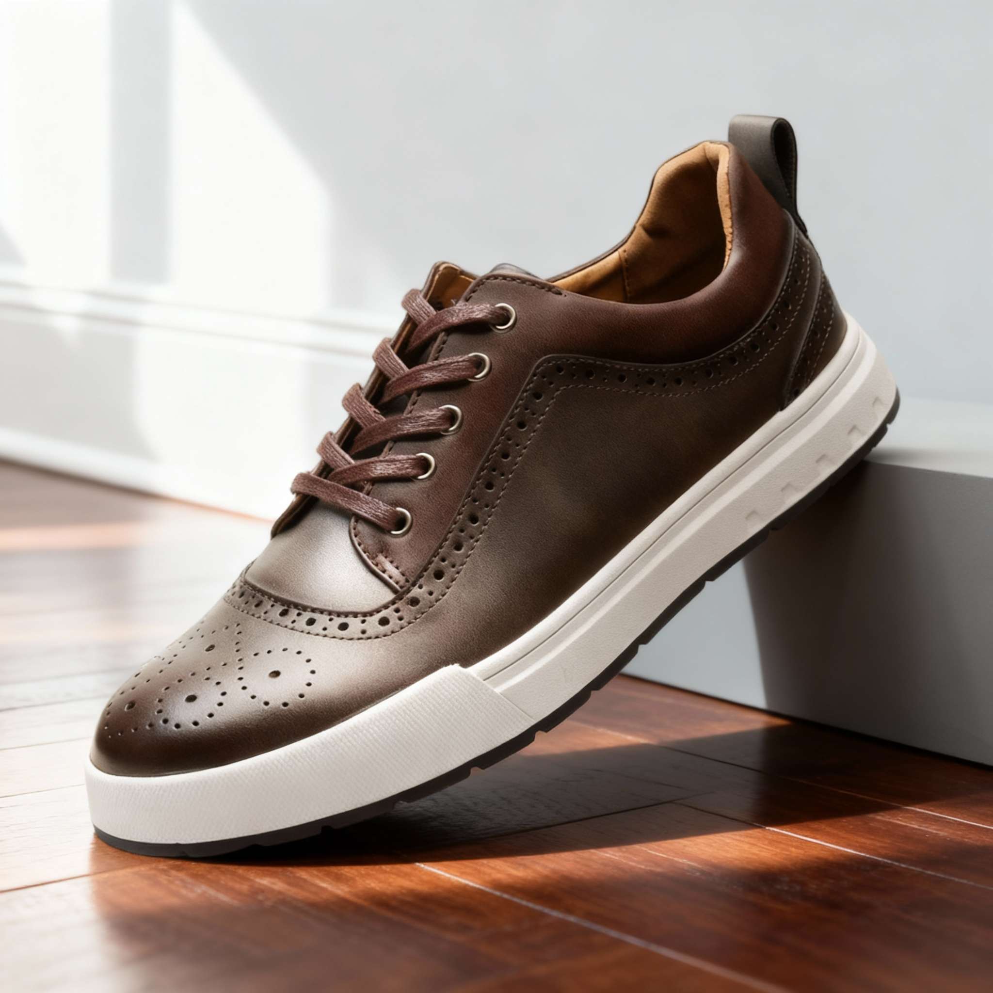 Brandon Mark Leather Sneakers – Hudson Hills