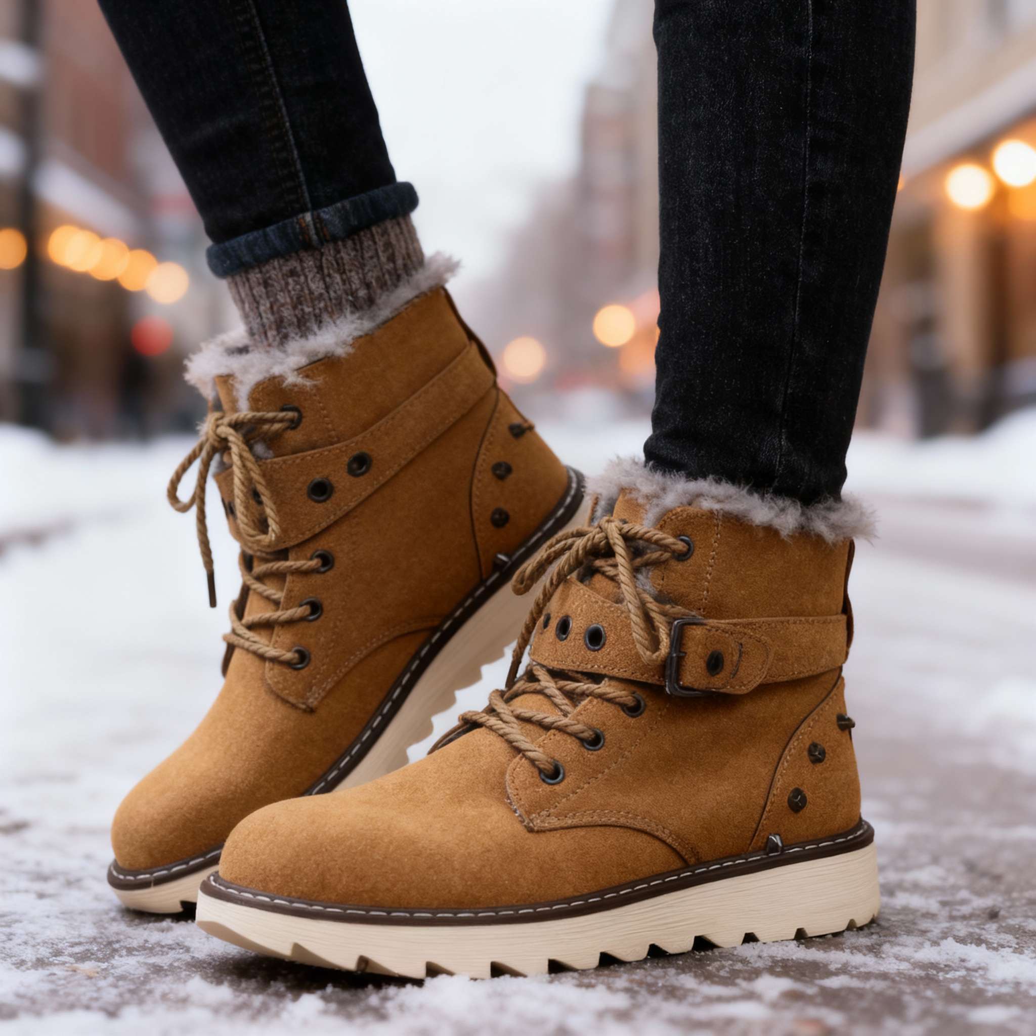 Amanda Laced Winter Boots – Hudson Hills